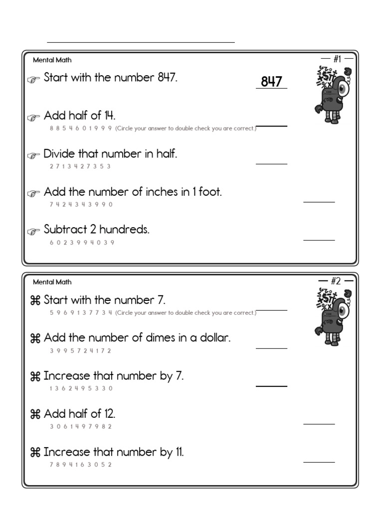 MathWorksheetsGrade3 3 10 | PDF