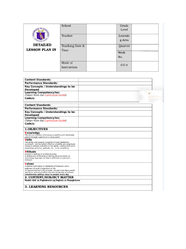 DLP DepEd Order No. 42 S. 2016 | PDF