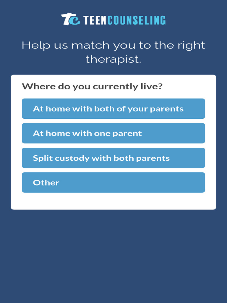 Teen Counseling - Get Started & Sign-Up Today 2 | PDF
