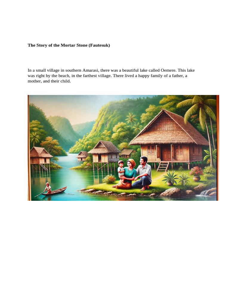 In A Small Village in Southern Amarasi-1 | PDF