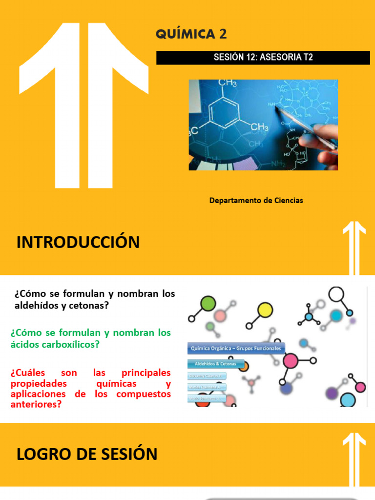 S12 - Asesoria T2 - Química 2 | PDF | Cetona | Aldehído