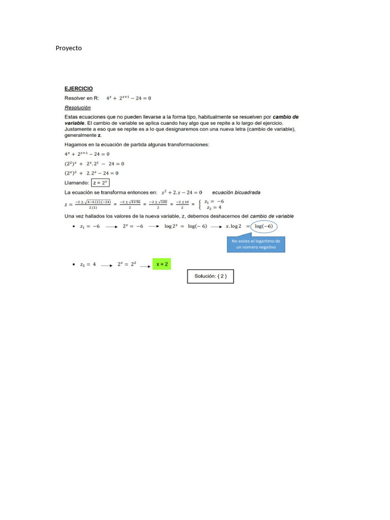 Ejercicios Proyecto Tercero | PDF