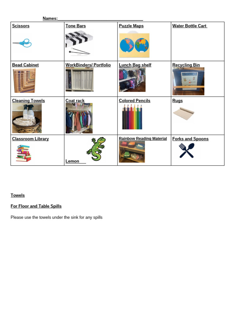 Beginning of The Year Scavenger Hunt | PDF