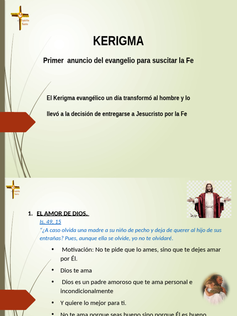 kerigma enseñanza RENOVACÖN | PDF | Jesús | Pecado