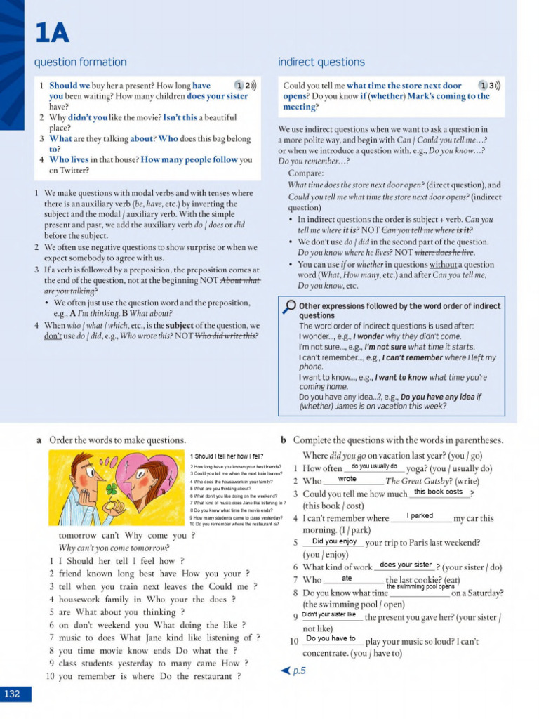 Question Formation Worksheet | PDF