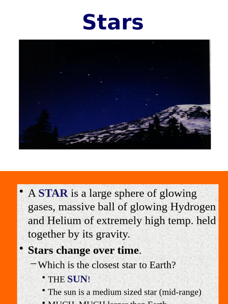 Stars and Constellations | PDF | Stars | Sun
