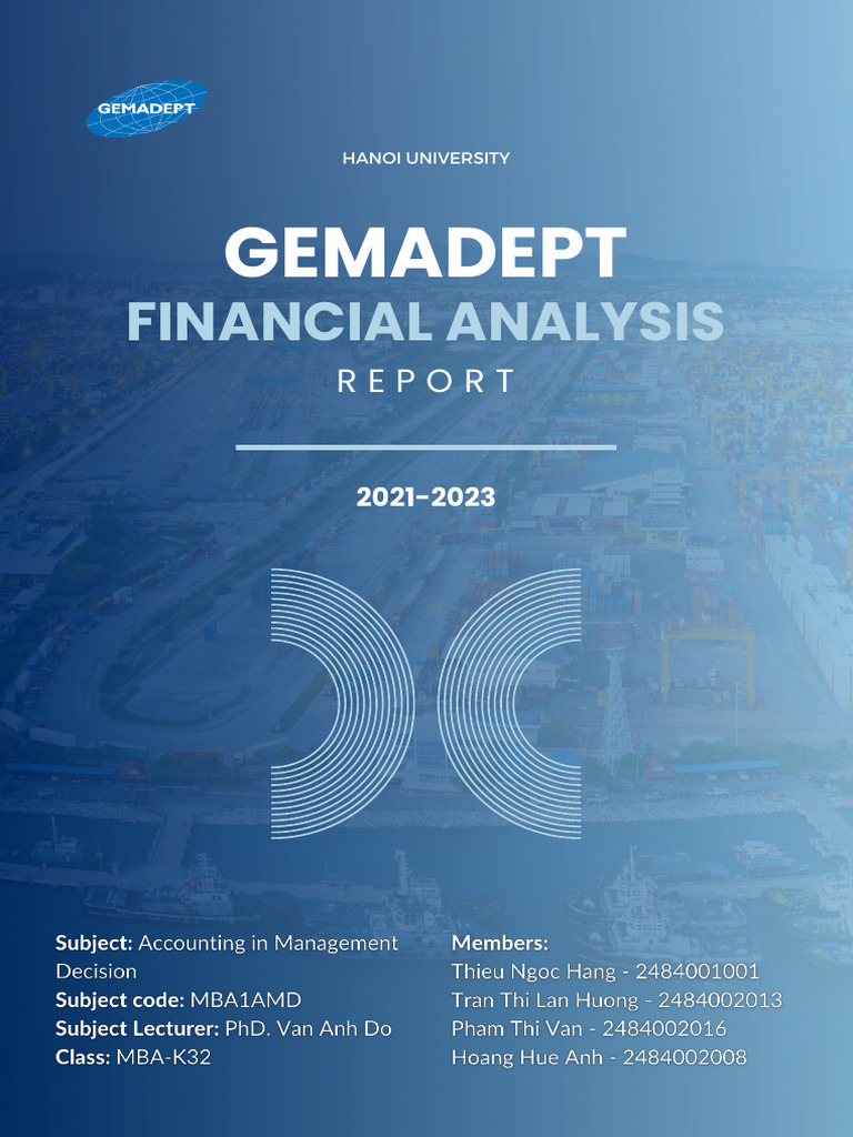 Gemadept Financial Statement Analysis Report | PDF | Capital Structure | Logistics