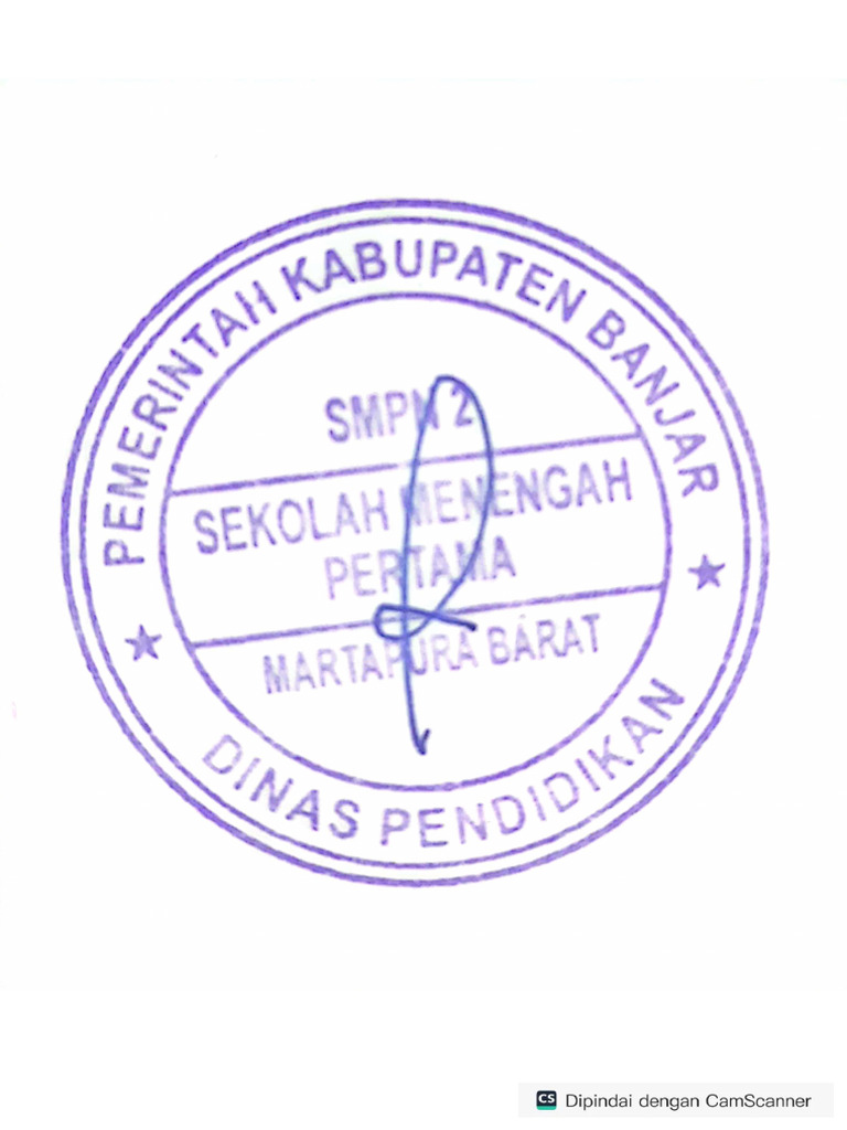 Stempel N TTD Kepsek | PDF
