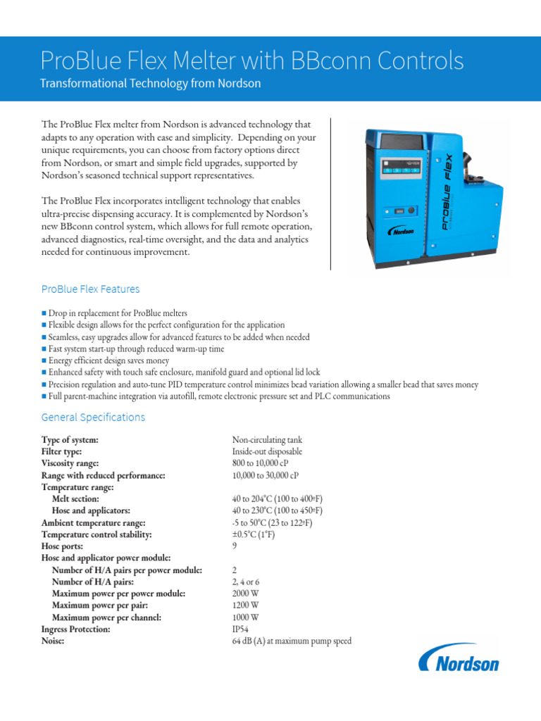 Pro Blue Flex Data Sheet | PDF | Manufactured Goods | Electrical ...