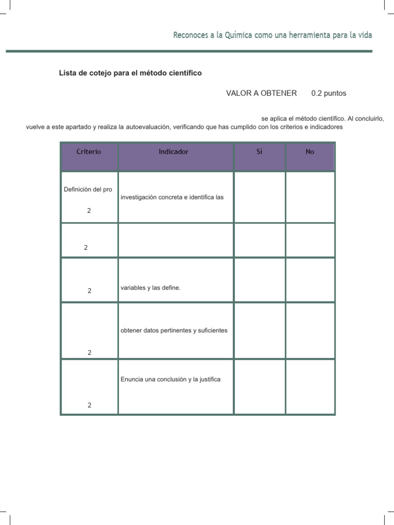 LC Método Científico M1 | PDF
