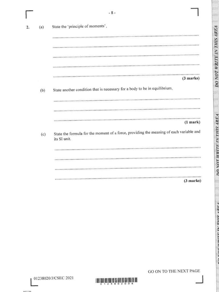 Moments worksheet 1 | PDF