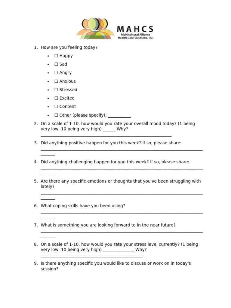 Client Questionnaire | PDF