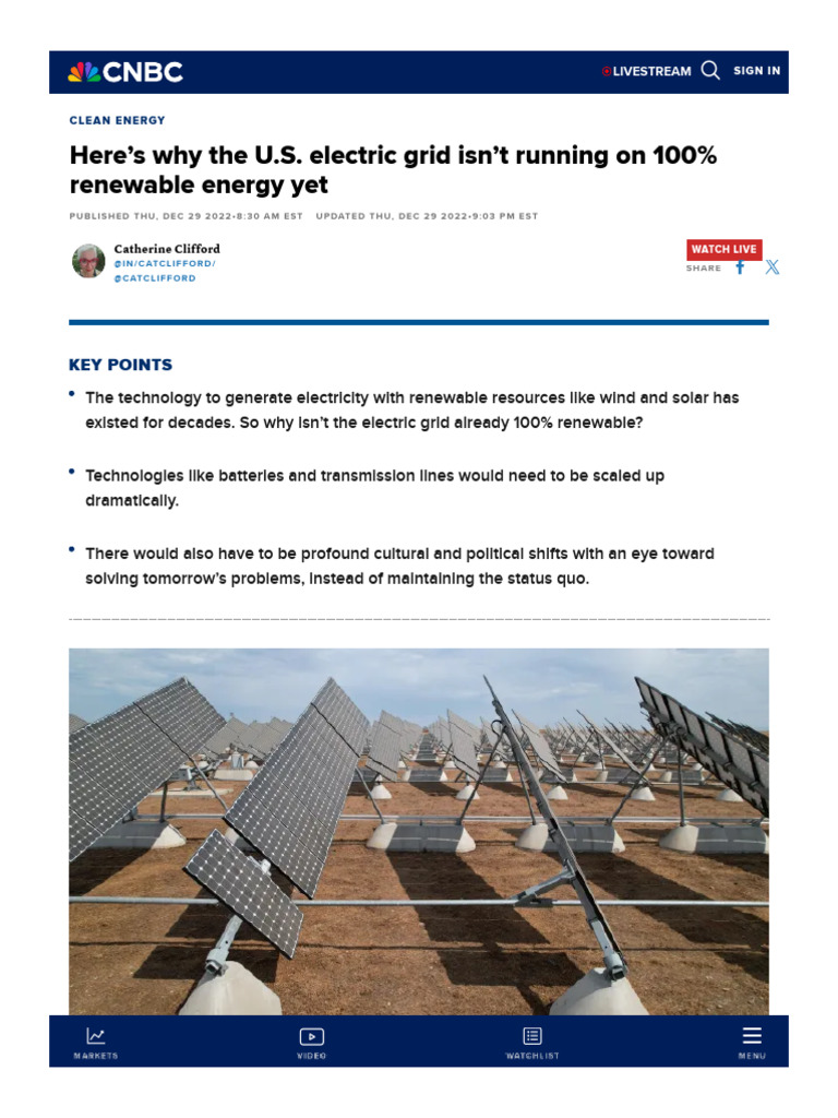 4-Why Isn't The U.S. Electrical Grid Run On 100 - Renewable Energy Yet ...