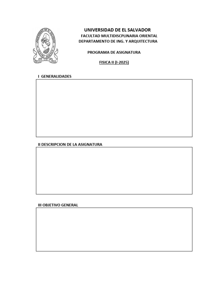 Programa de FISICA II. I 2025 | PDF | Olas | Oscilación
