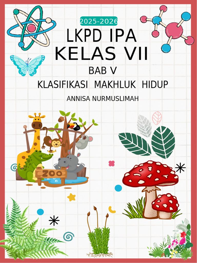 LKPD Ipa Kelas Vii Materi Klasifikasi Makhluk Hidup | PDF