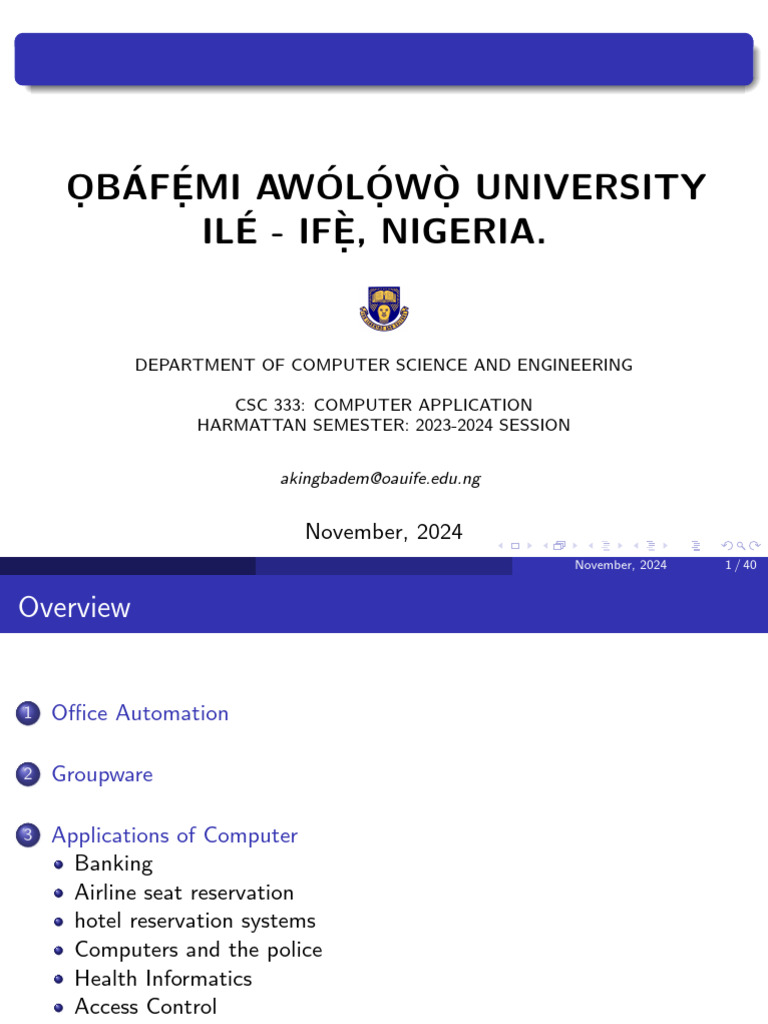 CSC 333 Presentation Slide | PDF | Fax | Computer Data Storage