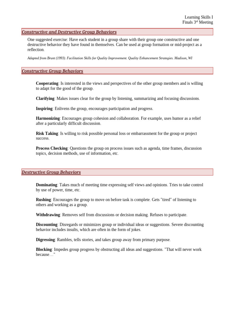 Learning Skills I 3rd Meeting Finals 1 | PDF | Learning | Behavioural Sciences