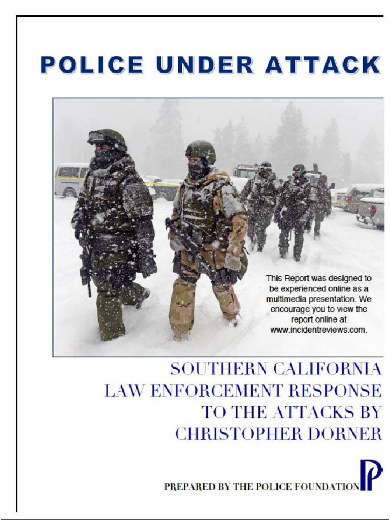 SoCal Law Enforcement Response to Dorner | PDF | Law Enforcement ...
