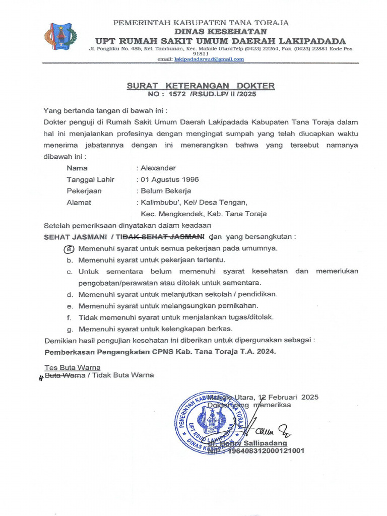 Alexander - Suket Sehat Jasmani Dan Rohani | PDF