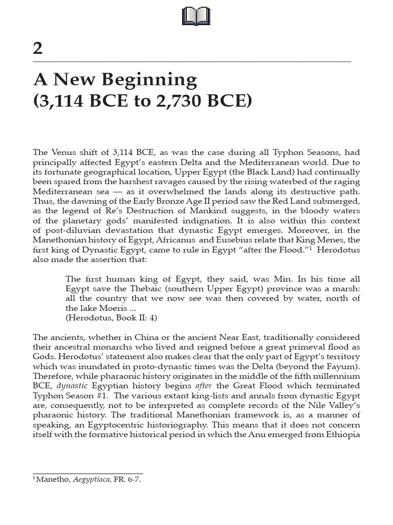A New Beginning 3,114 BCE To 2,730 BCE | PDF | Horus | Ptolemaic Kingdom