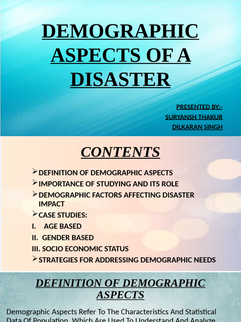 Disaster Presentation | PDF | Natural Disasters | Emergency Evacuation