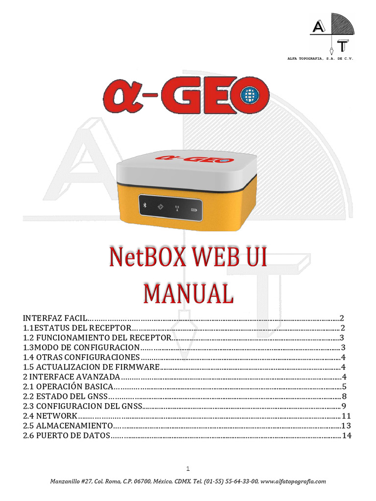 Manual Original NetBOX WEB UI-ALFA - 240415 - 153802 | PDF | Protocolo ...