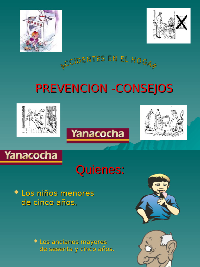 Consejos de Prevención de Accidentes en el Hogar | PDF | Estufa de cocina