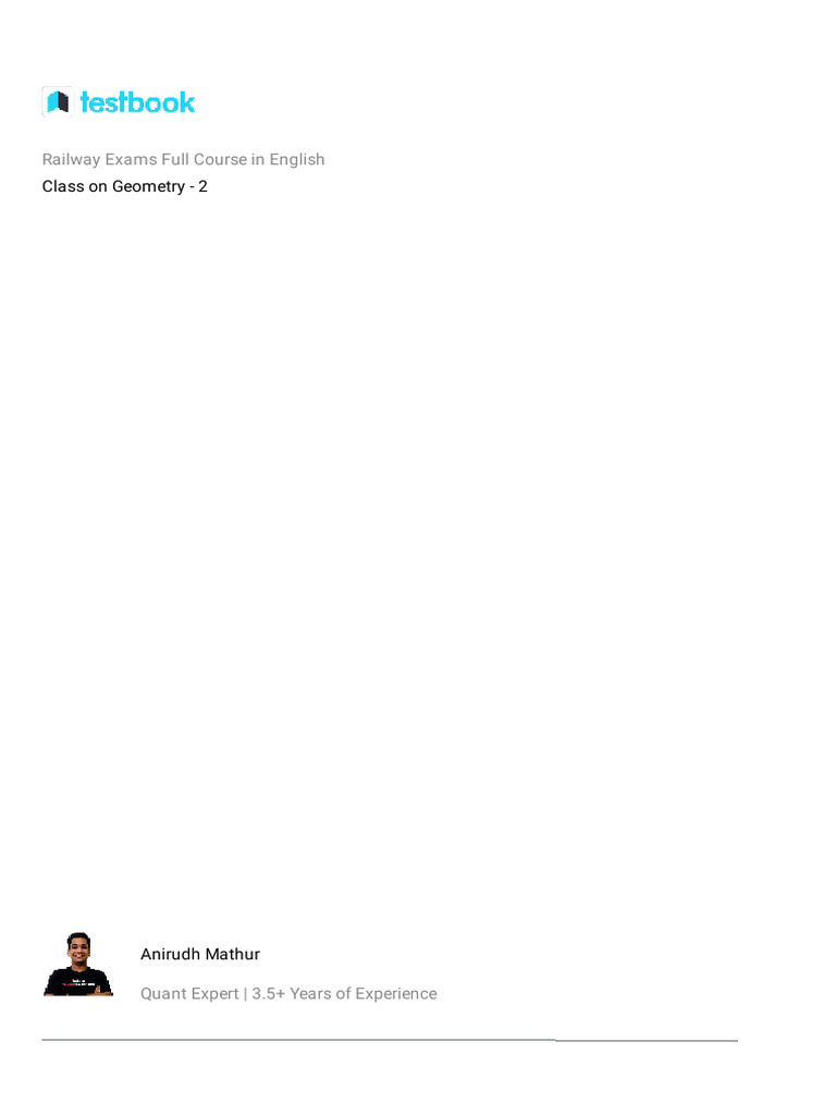 Class On Geometry 2 Notes Pdf