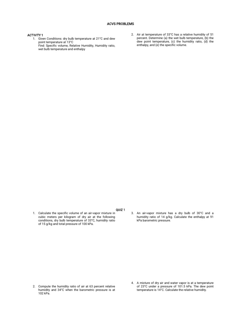 Acvs Reviewer | PDF | Humidity | Meteorology