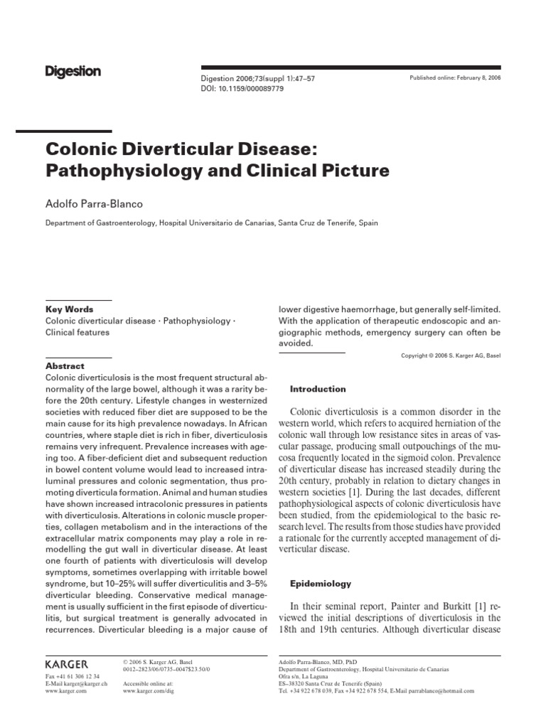 Colonic Diverticular Disease | PDF | Irritable Bowel Syndrome ...