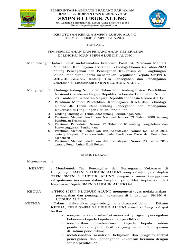 SK Tim TPPK 2023 | PDF