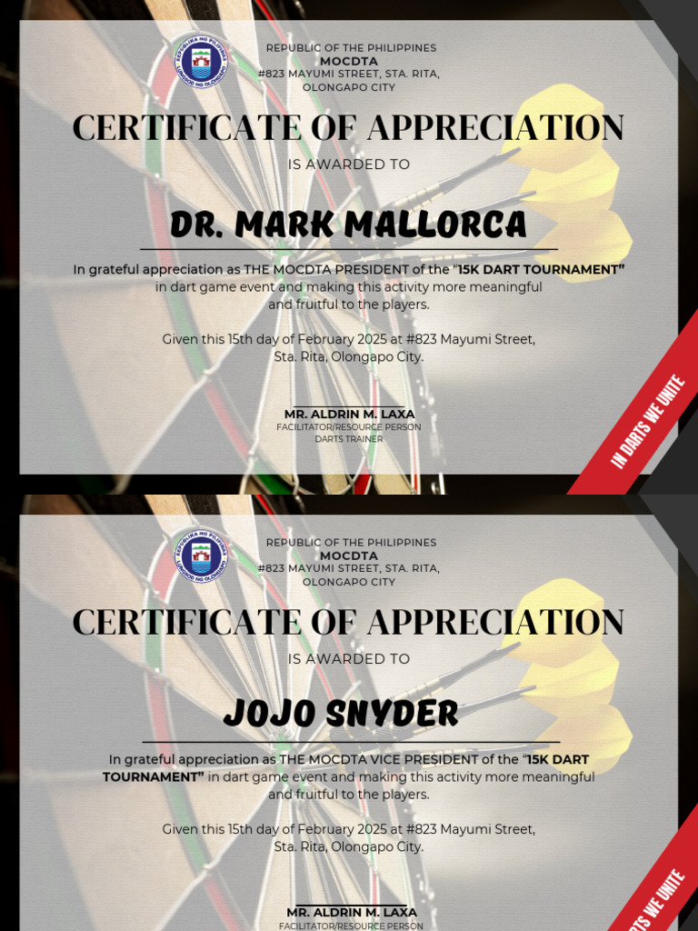 Modern Red Certificate of Appreciation (1) | PDF