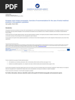 EU Monograph on Althaea officinalis Radix | PDF | Dose (Biochemistry ...