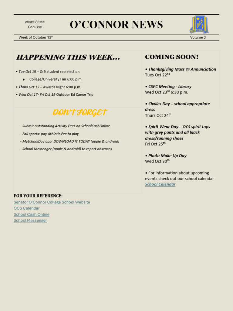 O'Connor News O15 V3b | PDF