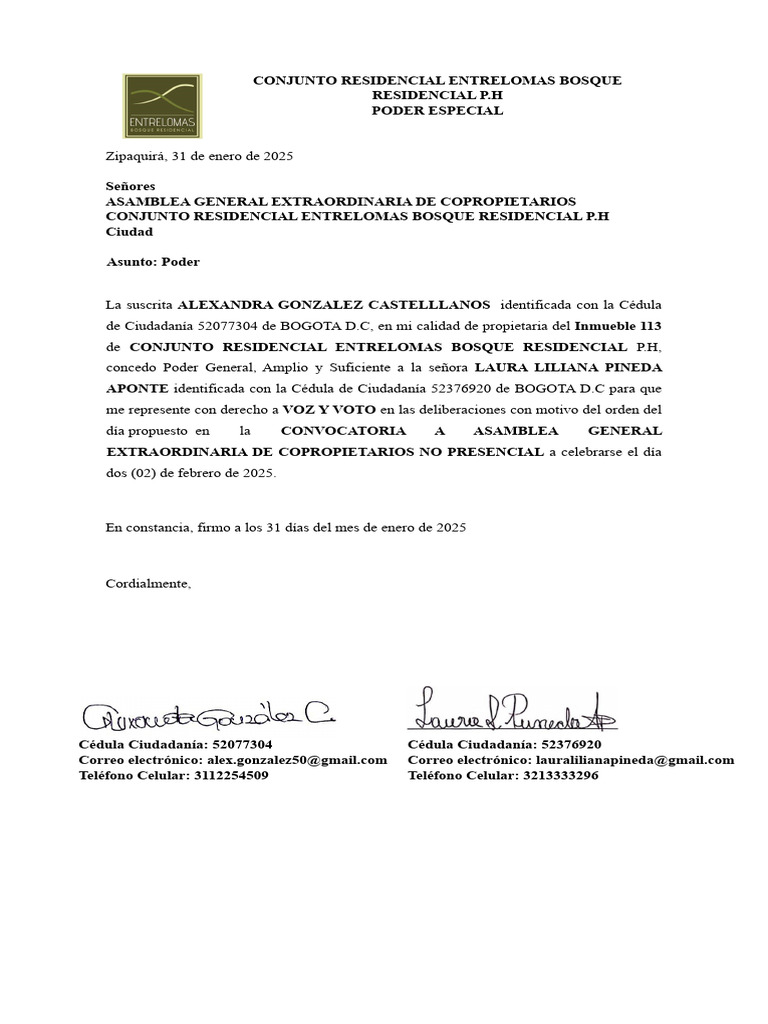 Poder Casa 113 - Asamblea 02 de Febrero | PDF