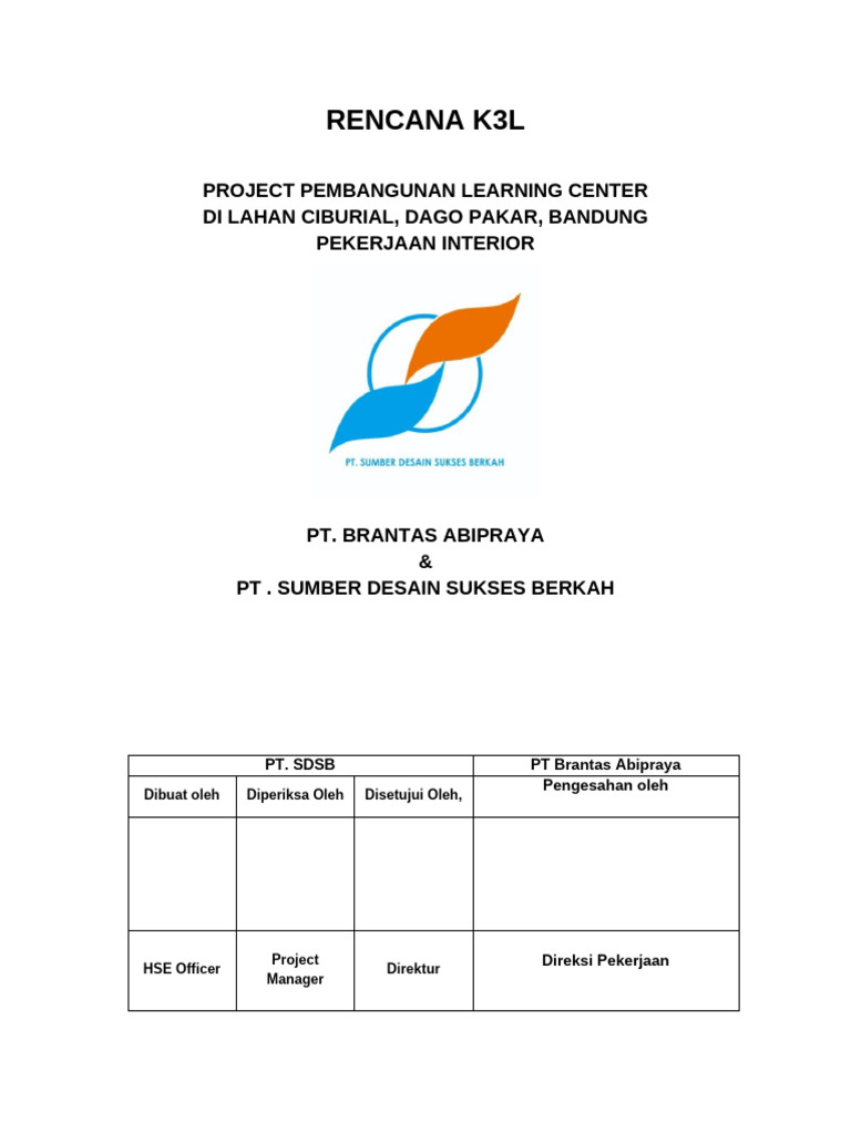 Pernyataan Kebijakan Manajemen Tentang K3L | PDF