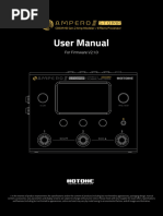TONEX ONE User Manual English | PDF | Sound | Computer Engineering