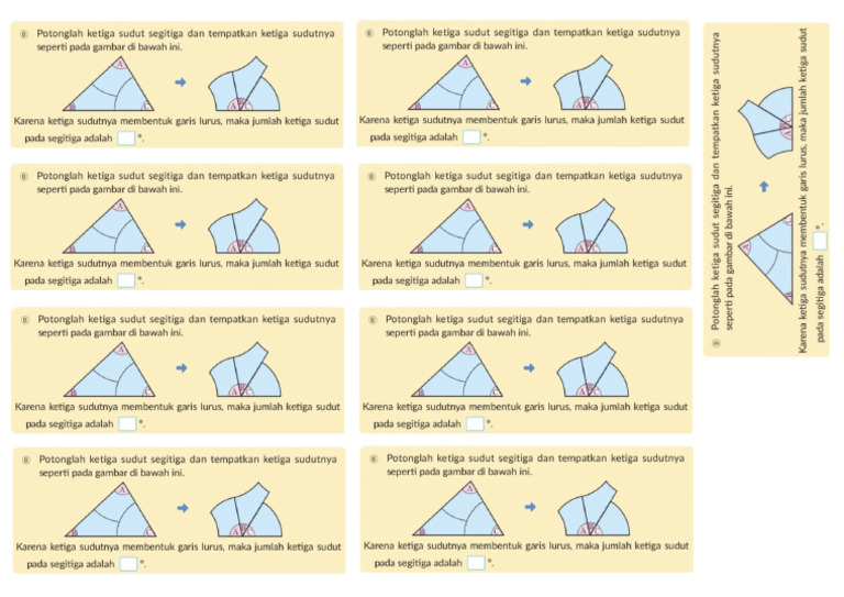 Sudut Pada Segitiga | PDF