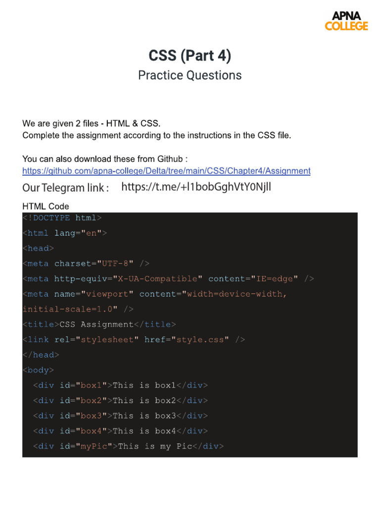 12. CSS Part4 (Qs) (1) | PDF