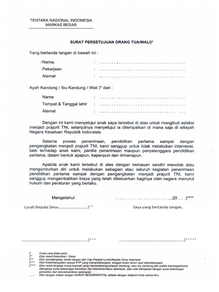 Daftar TNI 3 | PDF