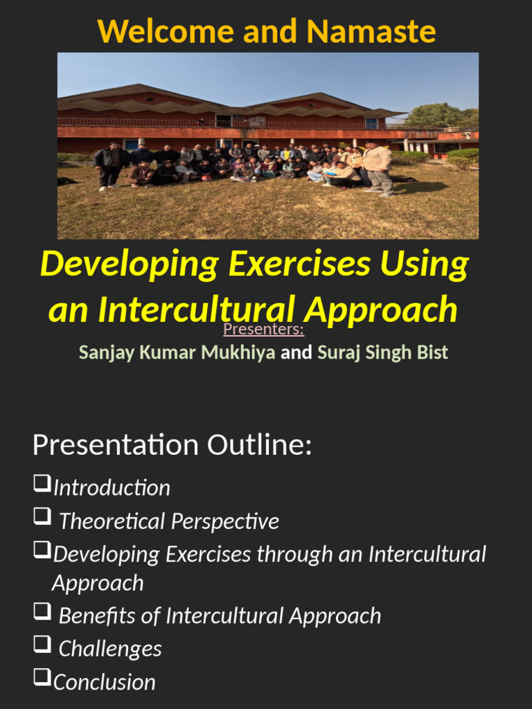 Developing Exercises using Intercultural Approach-3 | PDF | Behavioural ...
