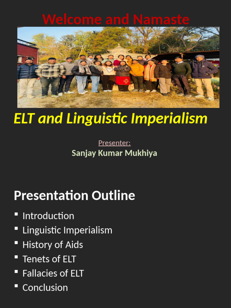 ELT and Linguistic Imperialism | PDF | English Language | Linguistics