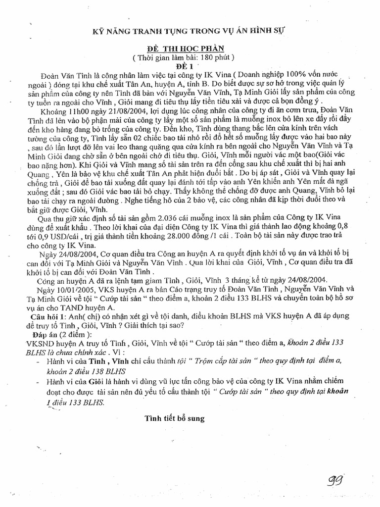 Bo de To Tung Hinh Su (Phan 2) | PDF