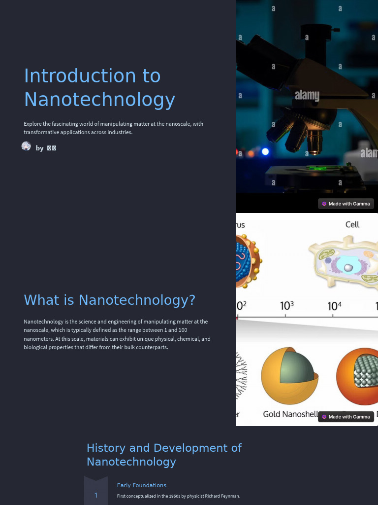 Introduction To Nanotechnology | PDF | Nanotechnology | Nanomaterials