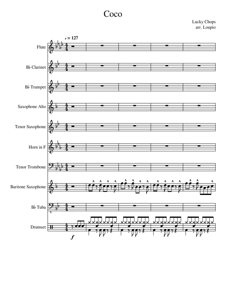 Coco-Score and Parts | PDF | Music Technology | Elementary Organology