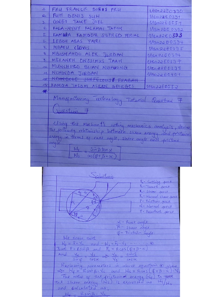 ( MIE )Grp.2 Manufacturing Tech Q.7 | PDF