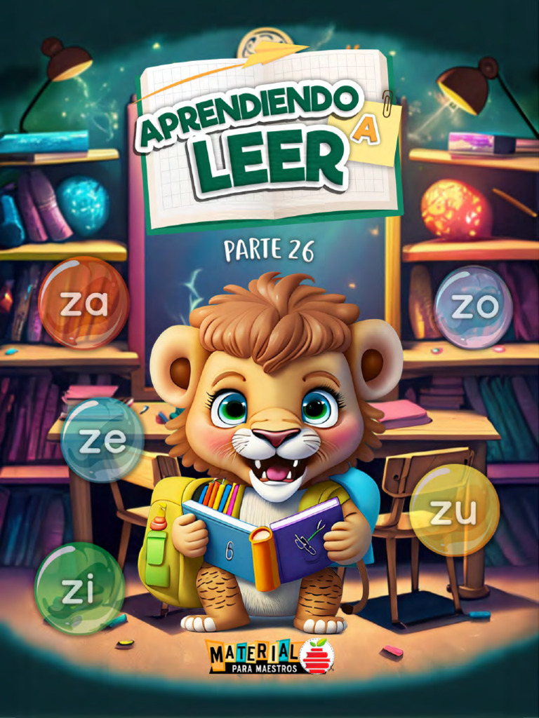 Aprendiendo A Leer 26 Za, Ze, Zi, Zo, Zu | PDF