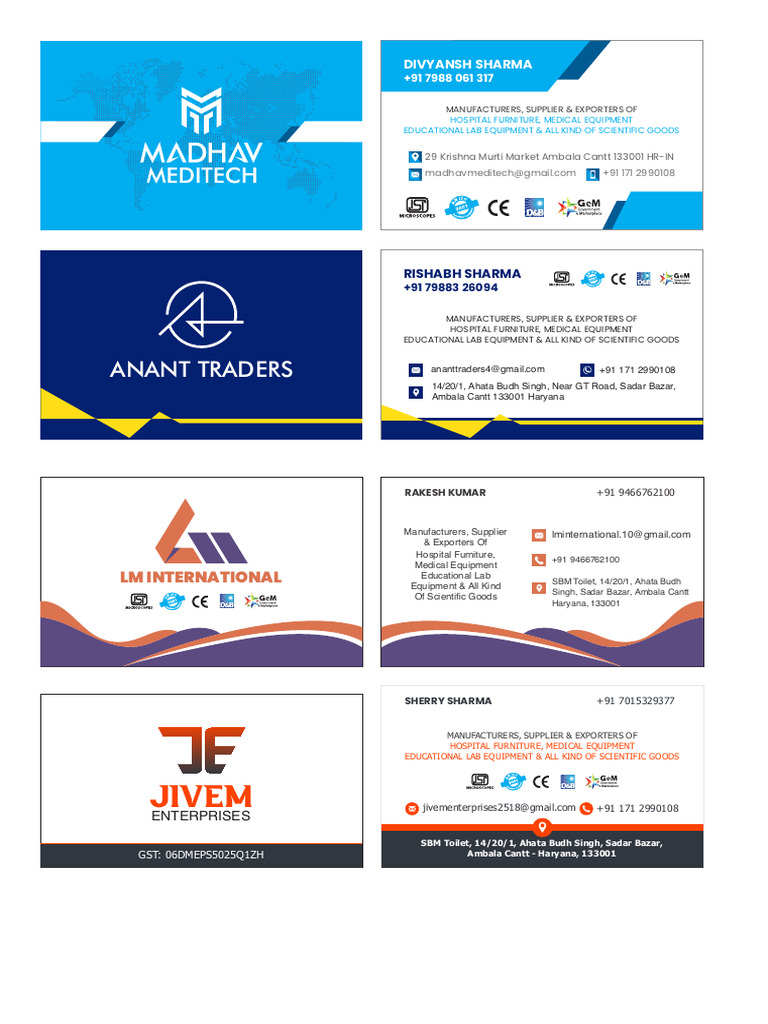 MMT Final Cards | PDF