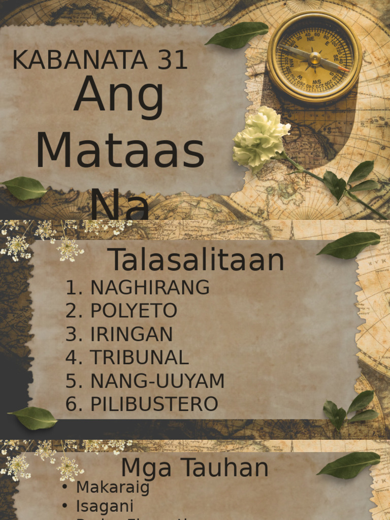 Kabanata 31 - Cruz - 10 Mabini - 20250131 - 164727 - 0000 | PDF