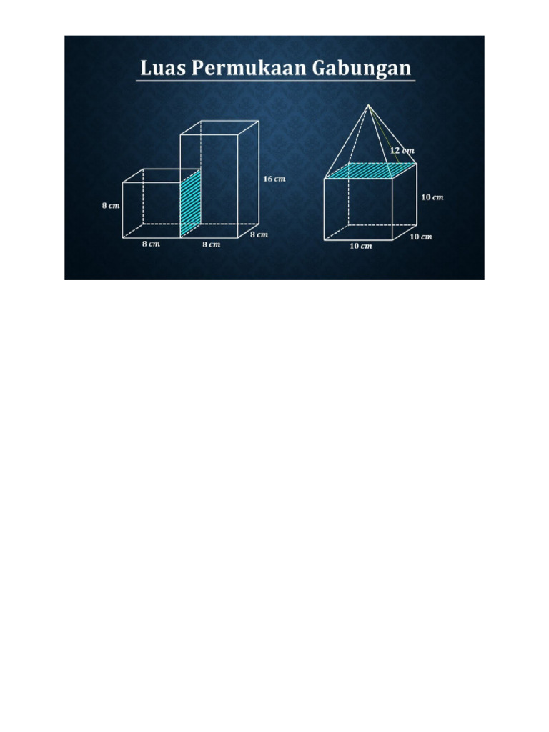 Luas Permukaan Gabungan | PDF